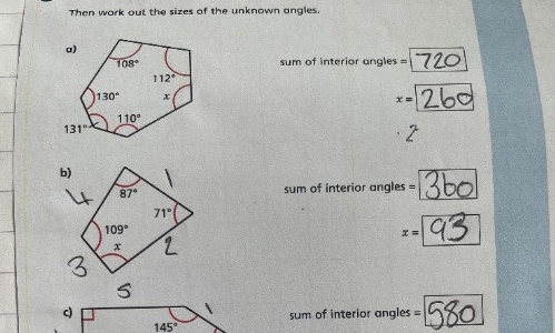 Trinity Academy New Bridge - Calculating Missing Angles