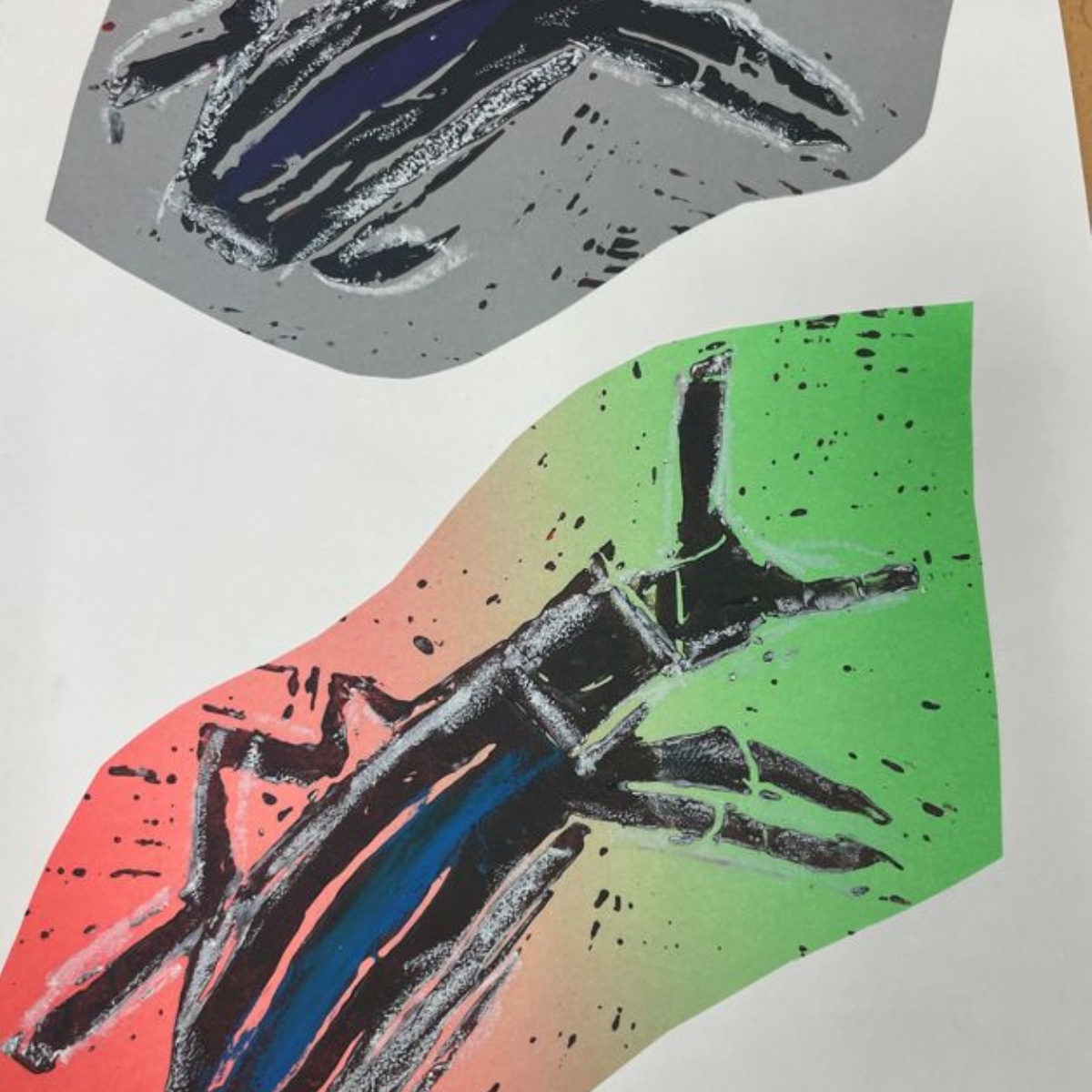 Trinity Academy New Bridge - Year 9 Artwork!